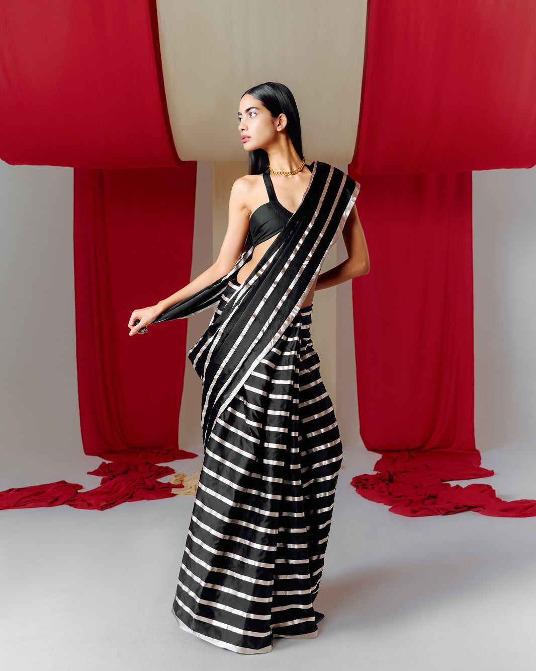 Black Sarees - Buy Black Sarees Online | Ekaya Banaras